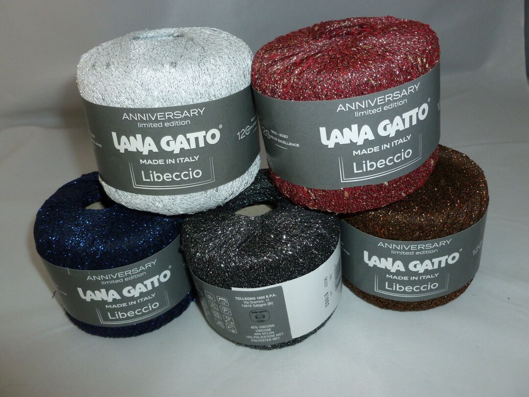 Libeccio by Lana Gatto, Metallic Thread, Fine Yarn - Etsy