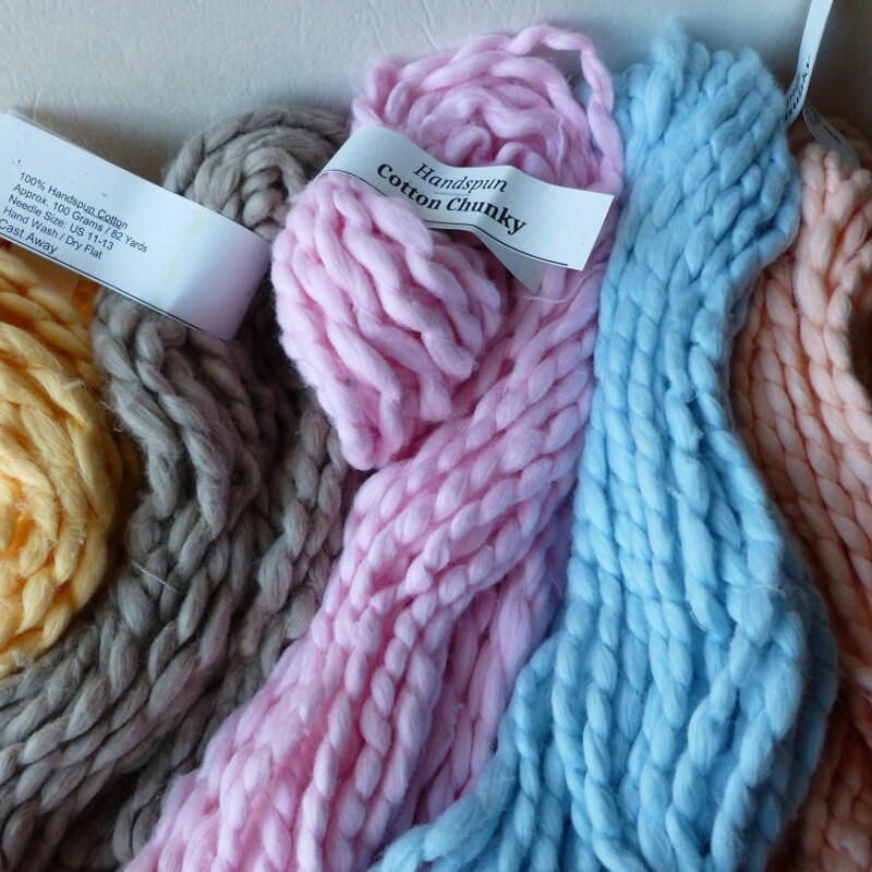 Chunky Cotton Tube Yarn - Etsy