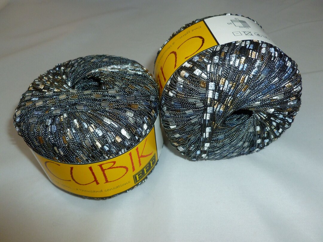 Cubik by Filatti FF From Knitting Fever, Railroad Ribbon Yarn - Etsy