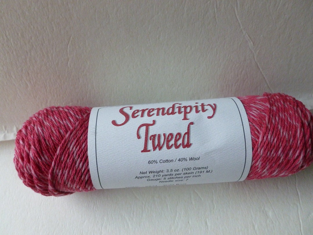 Wild Rose Serendipity Tweed Yarn by Brown Sheep Company, Cotton Wool ...