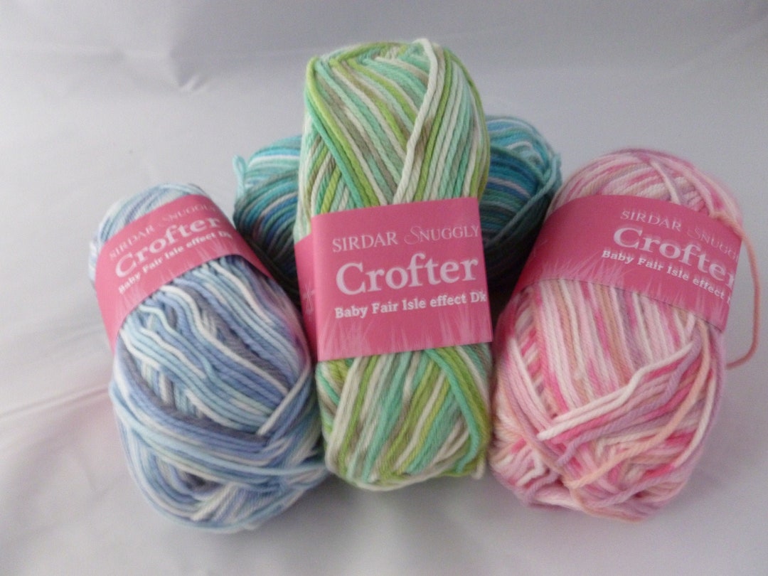 Crofter Baby Fair Isle Effect DK by Sirdar Yarns Multiple Colors ...