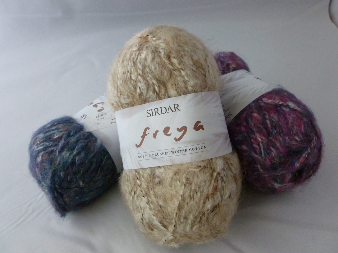 Freya by Sirdar Yarns, Multiple Colors, Bulky Cotton Brush Acrylic Yarn ...