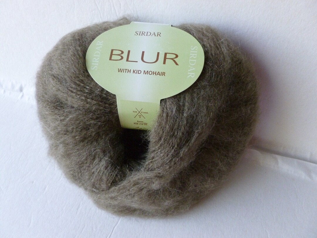 Milk Chocolate 717 Blur With Kid Mohair by Sirdar Yarns, Acrylic Mohair ...