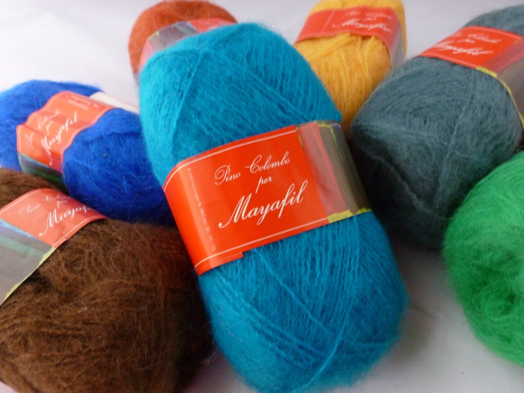 Sandra by Nicki Colombo, 100% Carded Wool Yarn, DK - Etsy