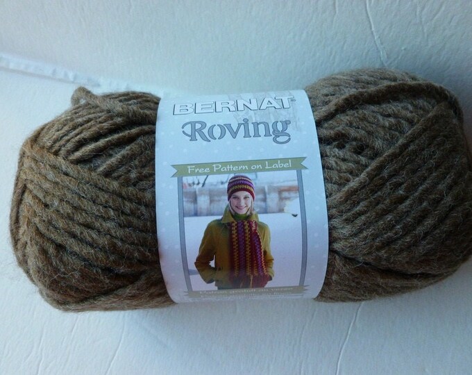 Bark Roving by Bernat, Acrylic Wool Blend, Bulky, Machine Wash - Etsy