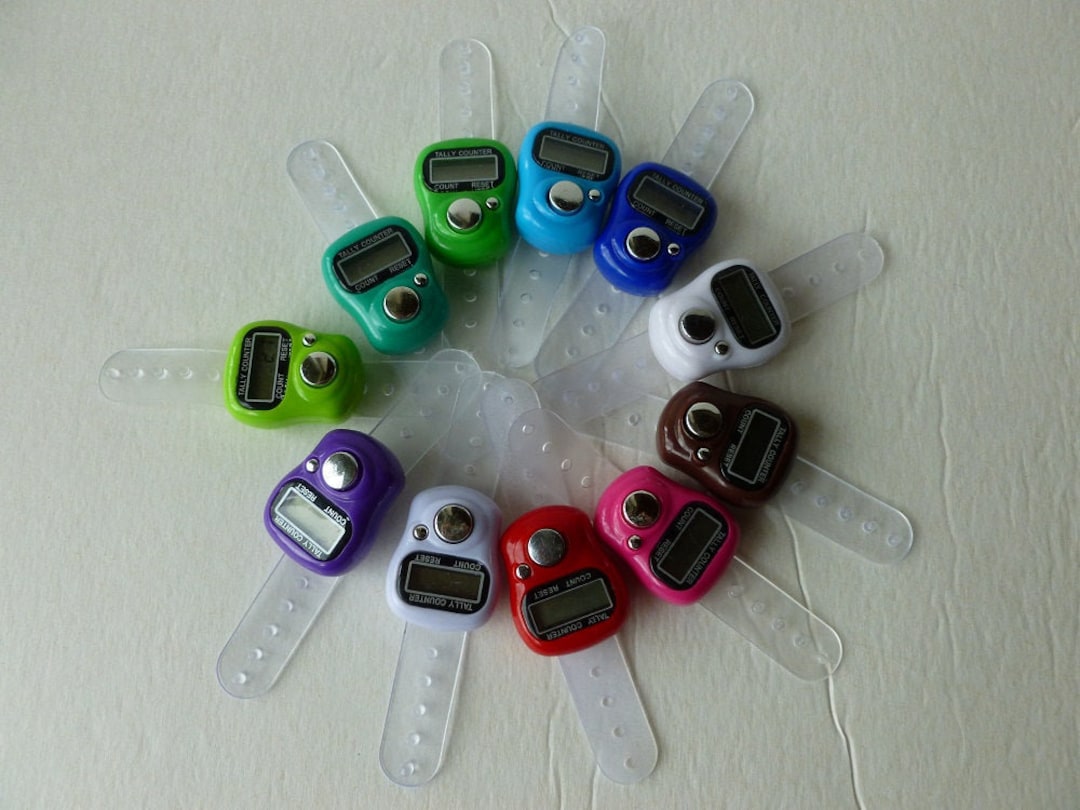 Digital Row Counter, Knitting and Crocheting Hands Free LCD Counter - Etsy