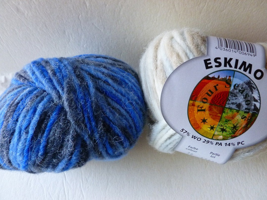 Eskimo by Four Seasons Yarn, Wool Blend - Etsy