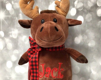 Jumbo Personalized Brown Mohawk Moose Stuffed Animal - Etsy