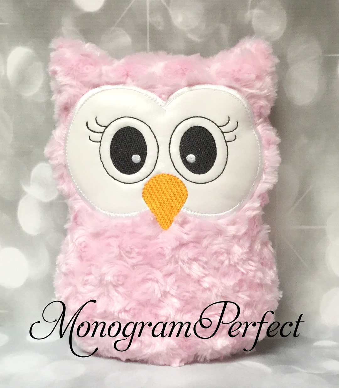 Soft Pink, Fluffy Owl Stuffed Animal Stuffie Soft Toy - Great Baby ...
