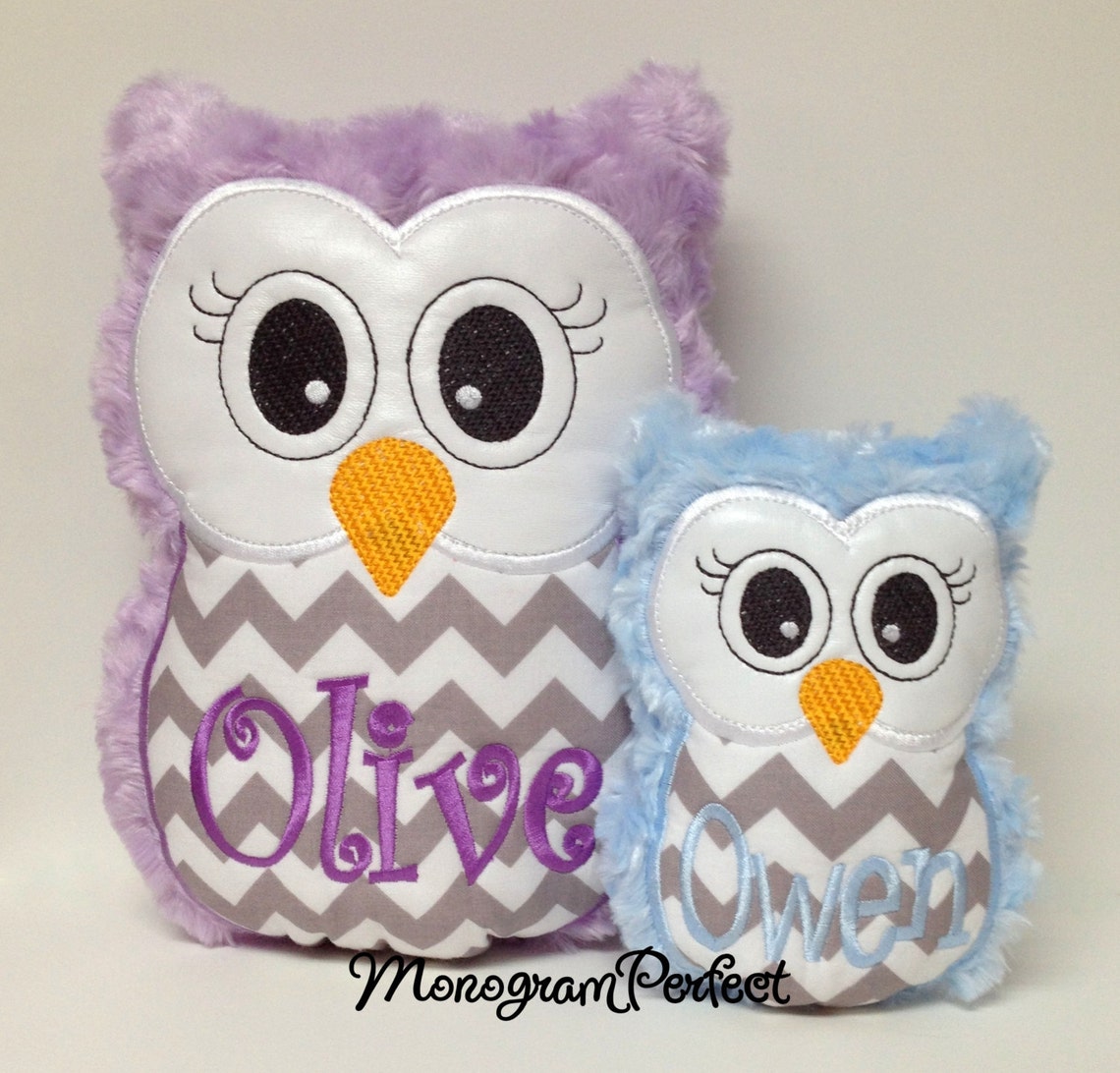 Big Sister Little Sister or Big Brother/ Little Brother Owl | Etsy