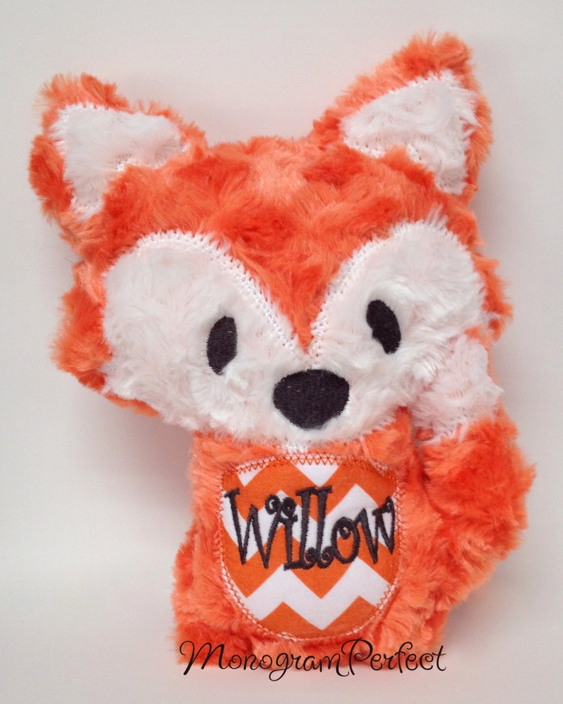 Personalized Stuffed Fluffy Plush Woodland Fox - Etsy