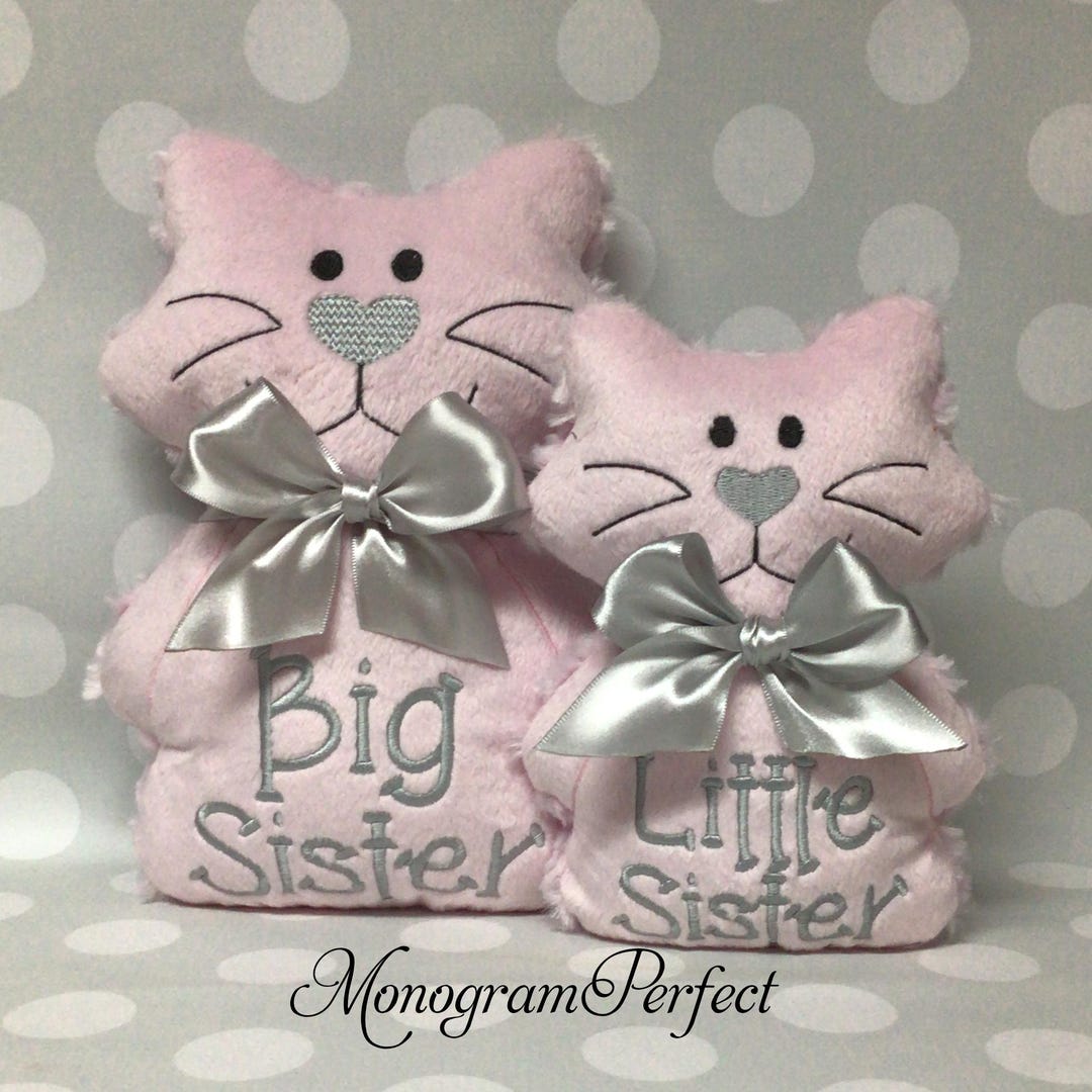 Big Sister, Little Sister Kitty Stuffed Animal Soft Toy Sibling Gift ...