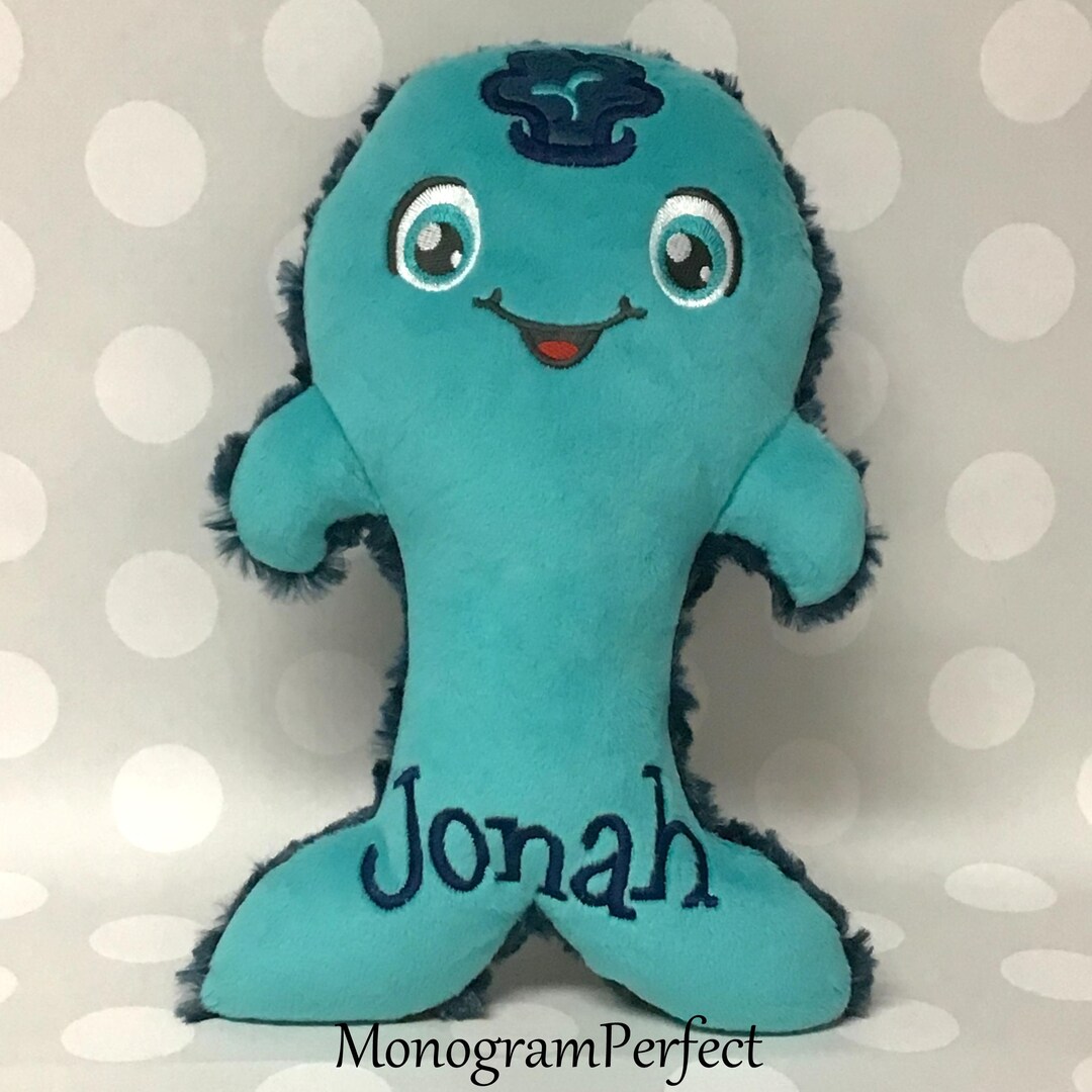 Personalized Whale Stuffie - 10" X 6" - Etsy