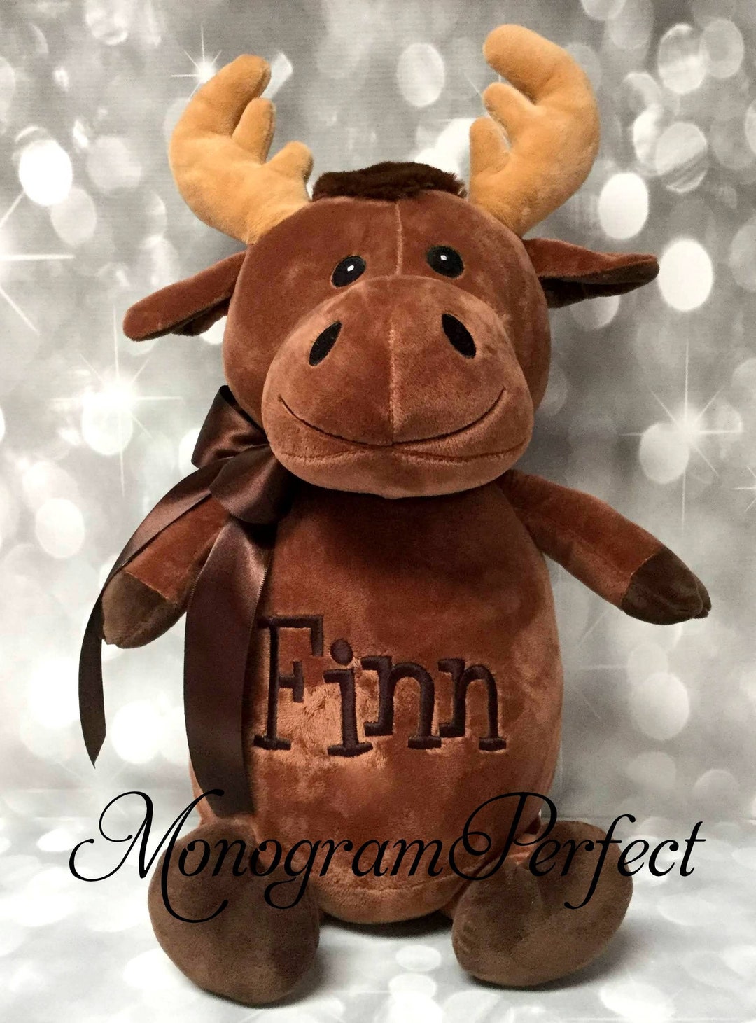 Jumbo Personalized Brown Mohawk Moose Stuffed Animal - Etsy
