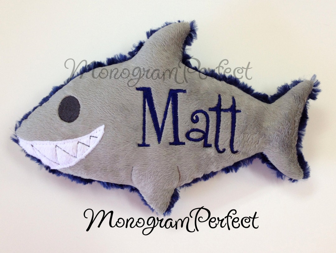 Personalized Plush Shark Soft Toy - Etsy