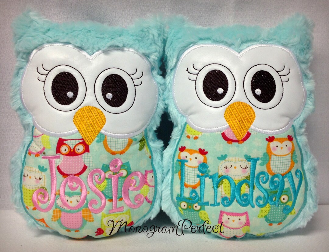 One Personalized Owl Reading Buddy Pillow, Soft Toy - Etsy