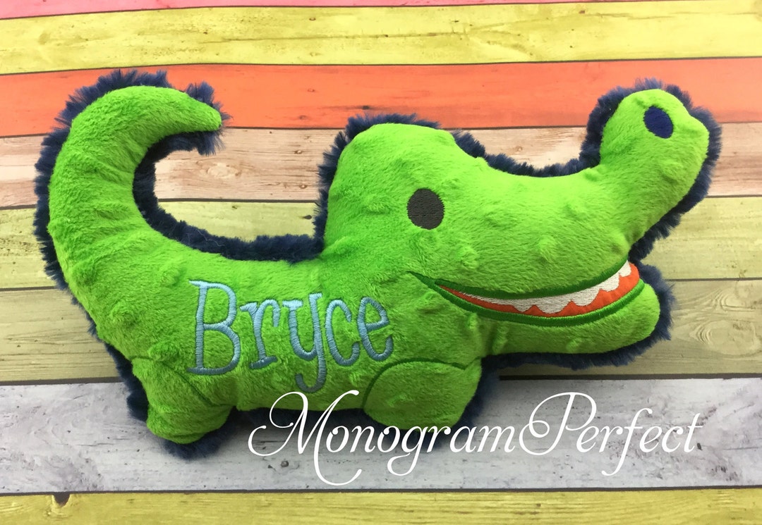 BRYCE - Already Personalized Alligator Plush Soft Toy - Ready to Ship ...