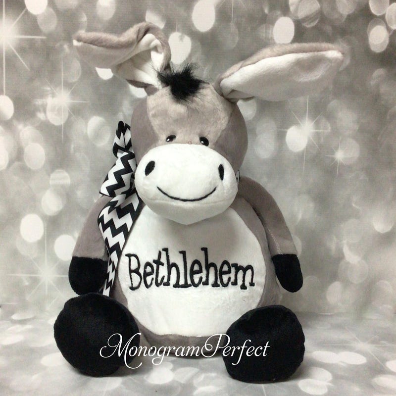 Stuffed Donkey - Etsy