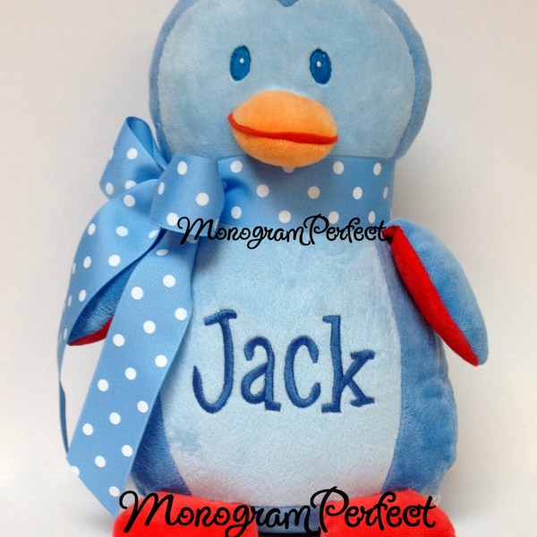 Blue Penguin Plush - Etsy