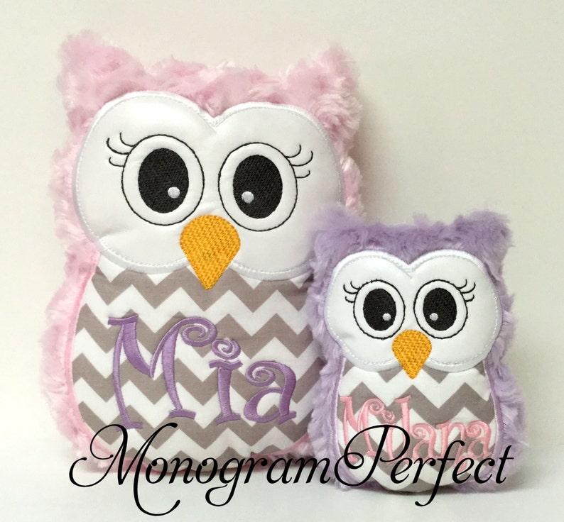 Big Sister Little Sister or Big Brother/ Little Brother Owl | Etsy