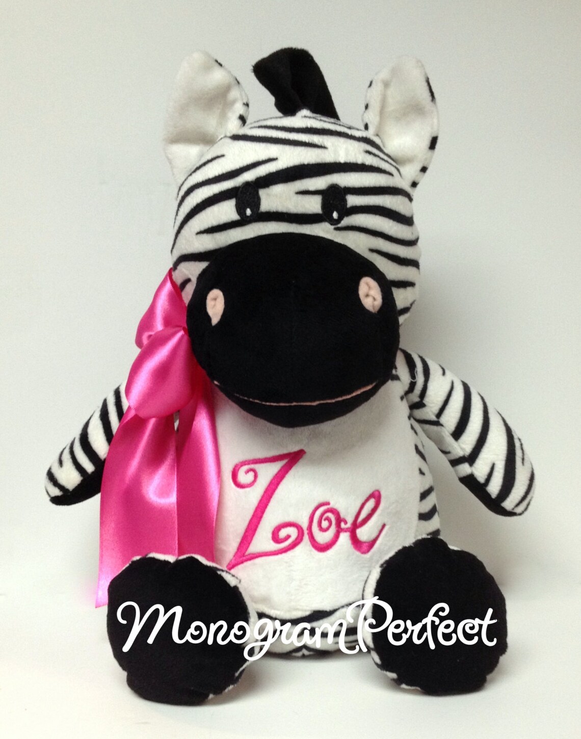 Personalized 16 Plush Zebra Stuffed Animal | Etsy