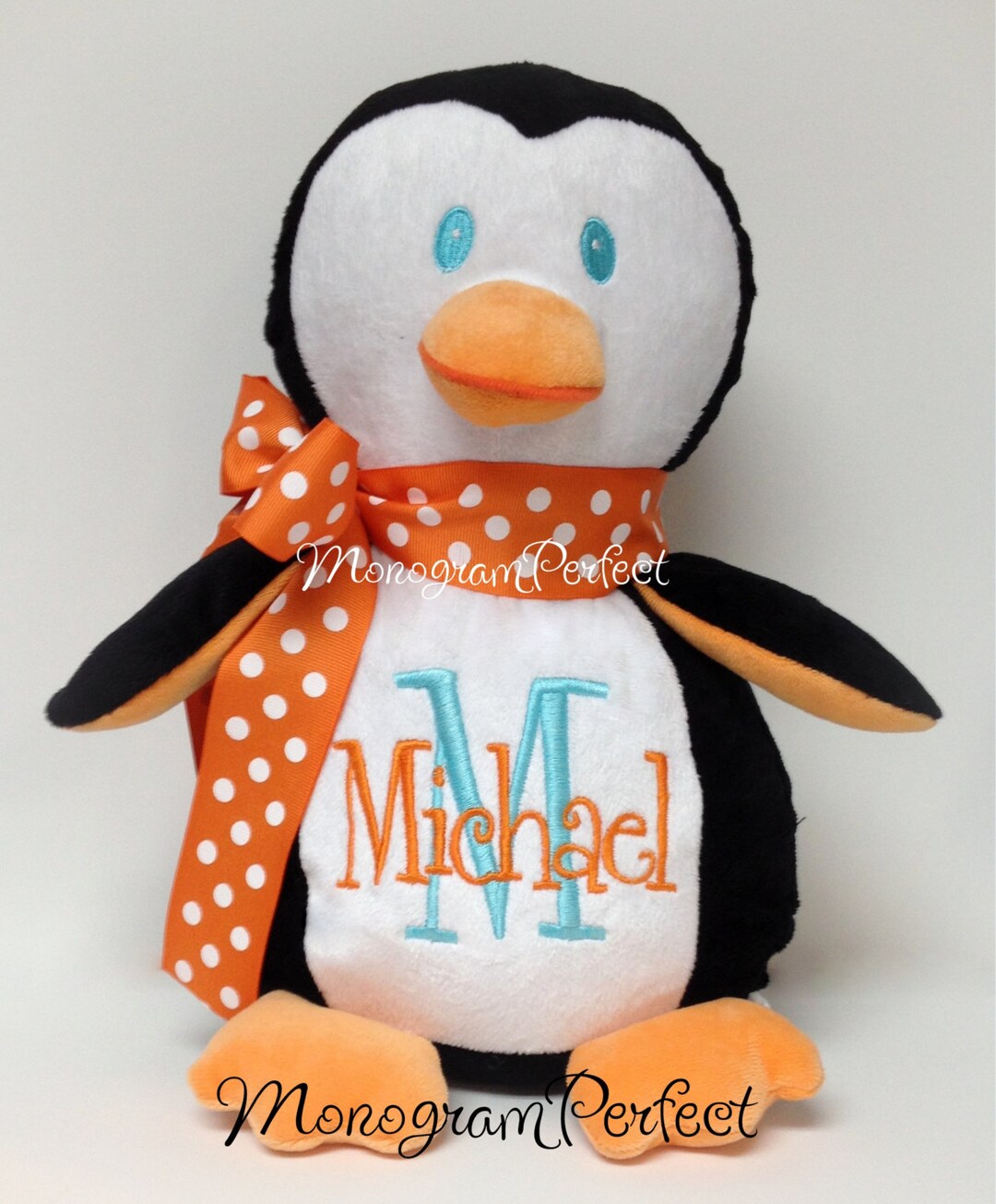 Michael - ALREADY PERSONALIZED Plush Penguin Stuffed Animal Soft Toy - Etsy