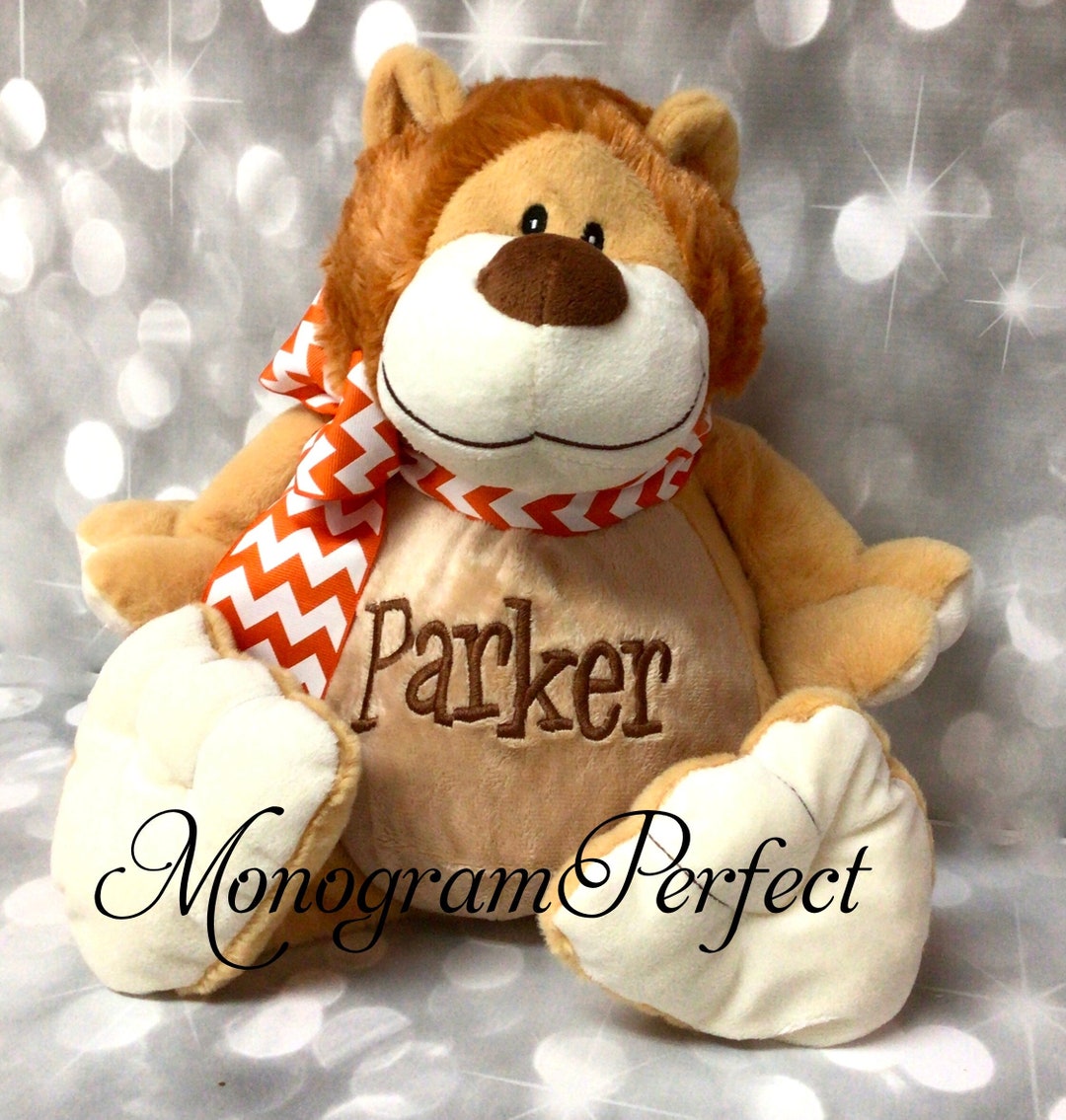Personalized Plush Lion Stuffed Animal Soft Toy - Etsy
