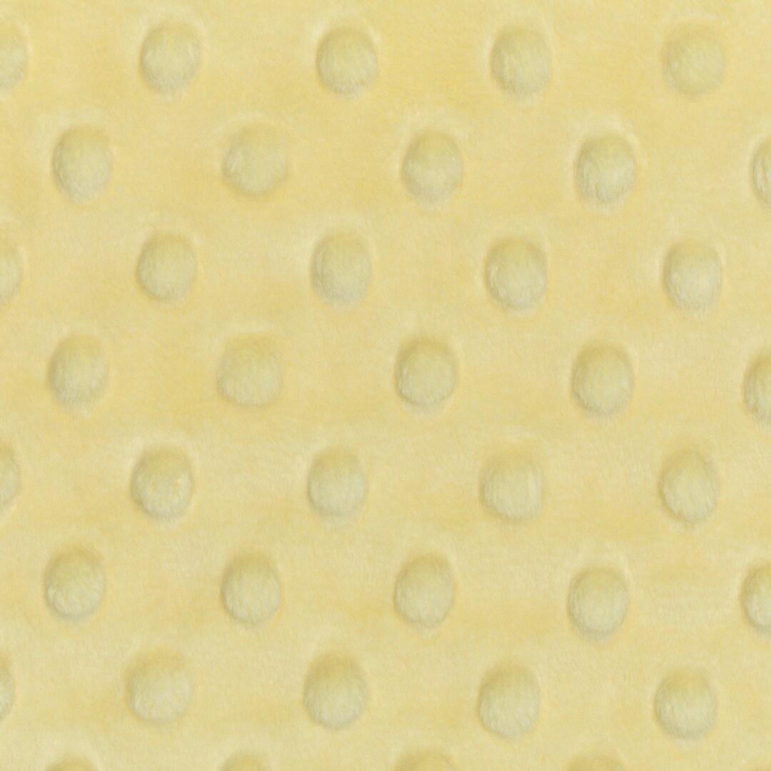 Shannon Cuddle Dimple Dot - BANANA - ONE HALF Yard - Minky - 58"-60 ...