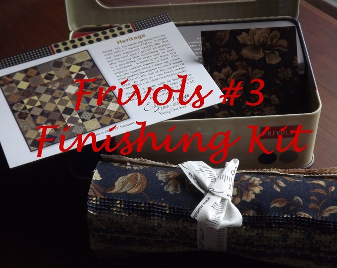 FRIVOLS 3 FINISHING KIT - Eliza's Indigo - by Betsy Chutchian for Moda ...