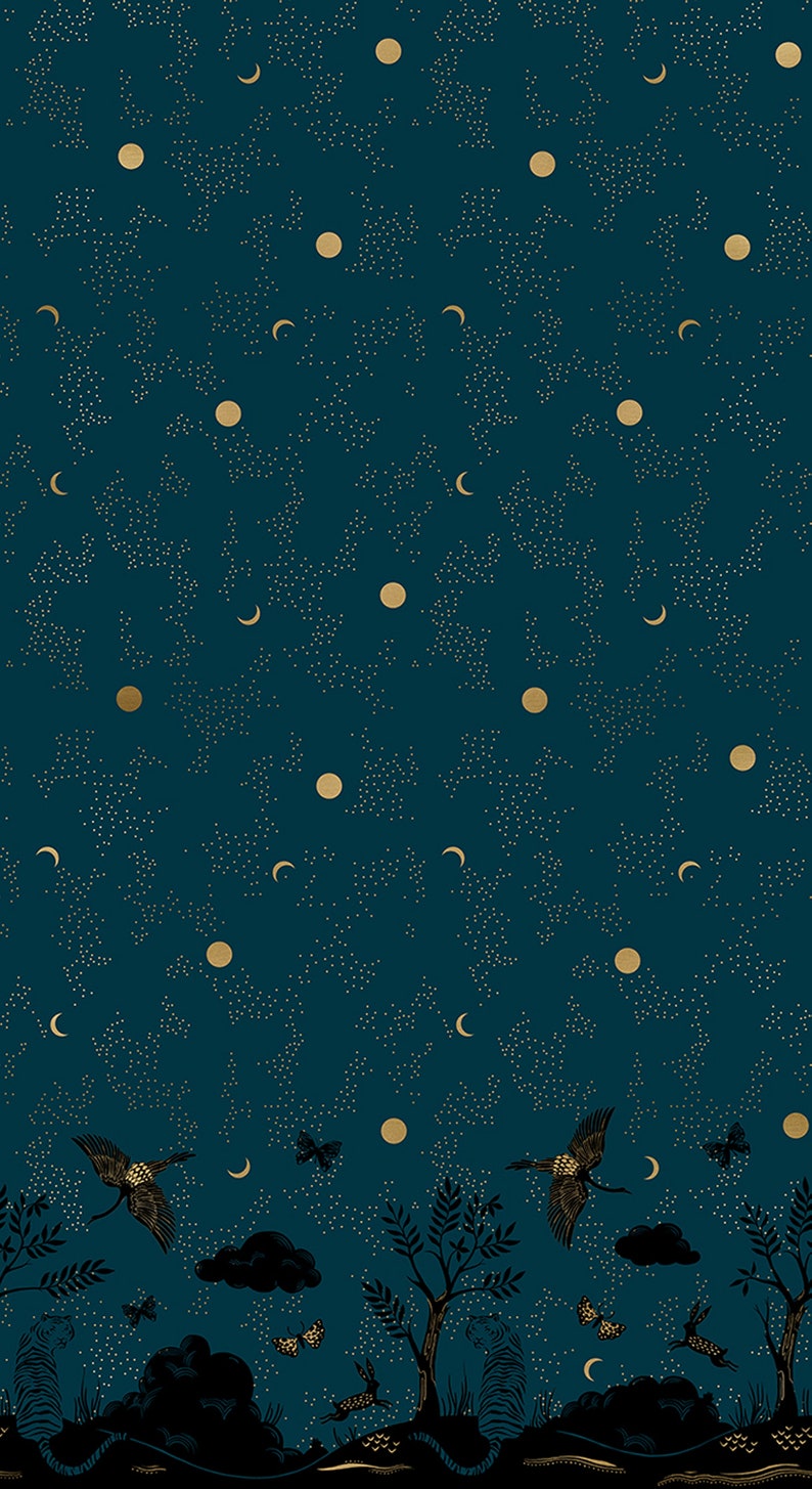 Ruby Star Society Tiger Fly Panel Metallic Mother | Etsy