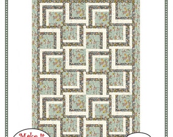 PATTERN: Garden Path 3 Yard Quilts Fabric Cafe 092125-01 Easy Beginner ...