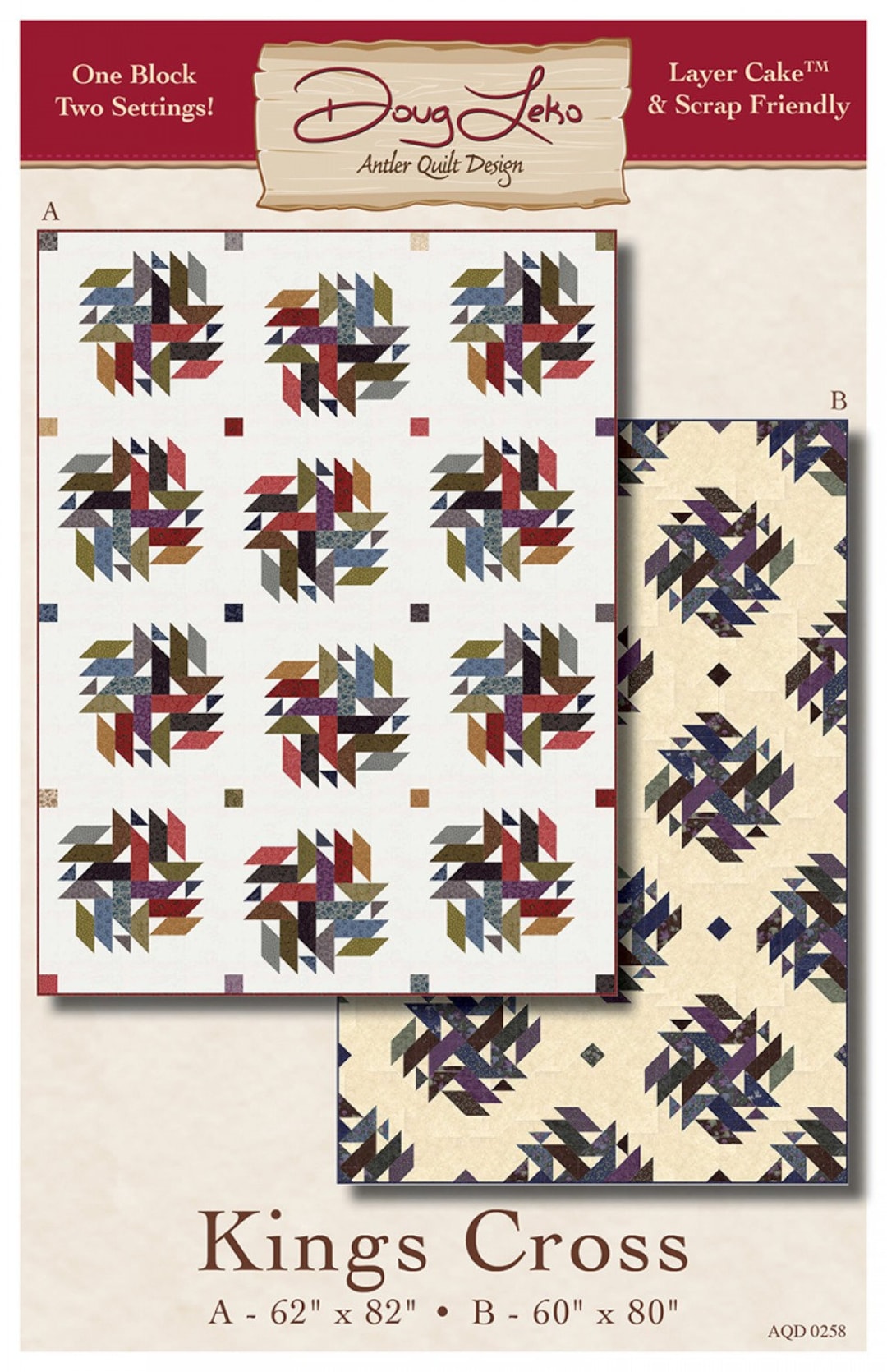 PATTERN: Kings Cross -doug Leko by Antler Quilt Designs - Layer Cake ...