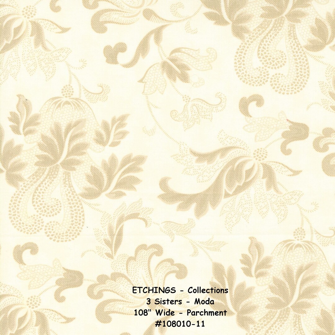 CLEARANCE -REMNANT- ETCHINGS- #108010-11 - 108" Wide X 28 Inches ...