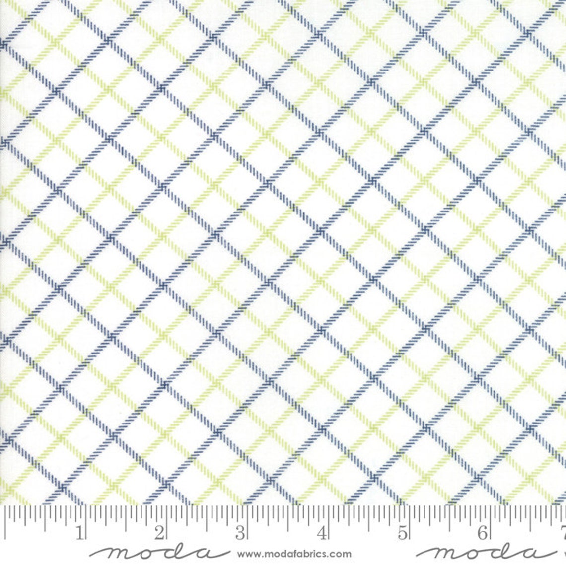 Yardage: SMITTEN by Bonnie and Camille for Moda - Smitten Bias Plaid ...