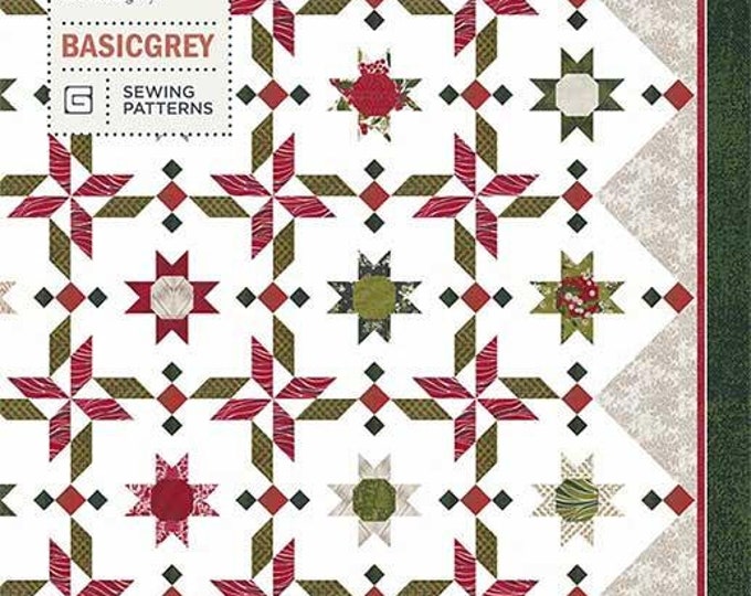 Pattern: MERRILY - by Jessee Maloney for Gingiber - Merrily - Charm Pack Friendly - Throw Quilt ...