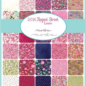 CLEARANCE - REMNANT - Regenet Street Lawns - Floral Savill Natural ...