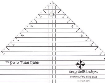 Strip Tube Ruler by Cozy Quilt Designs CQD05001 Acrylic Ruler - Etsy