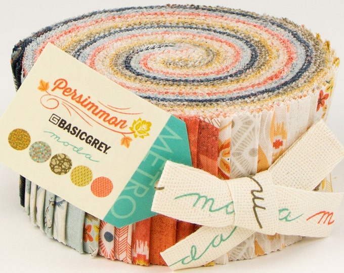 PERSIMMON - Jelly Roll by Basicgrey for Moda - Etsy