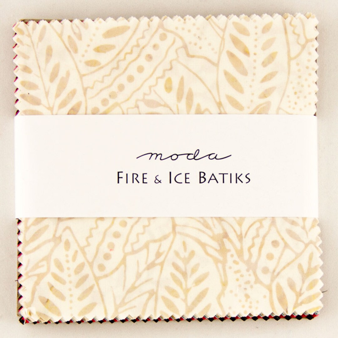FIRE & ICE BATIKS - Charm Pack by Moda - 4334PP - 5 Inch Squares - Red ...