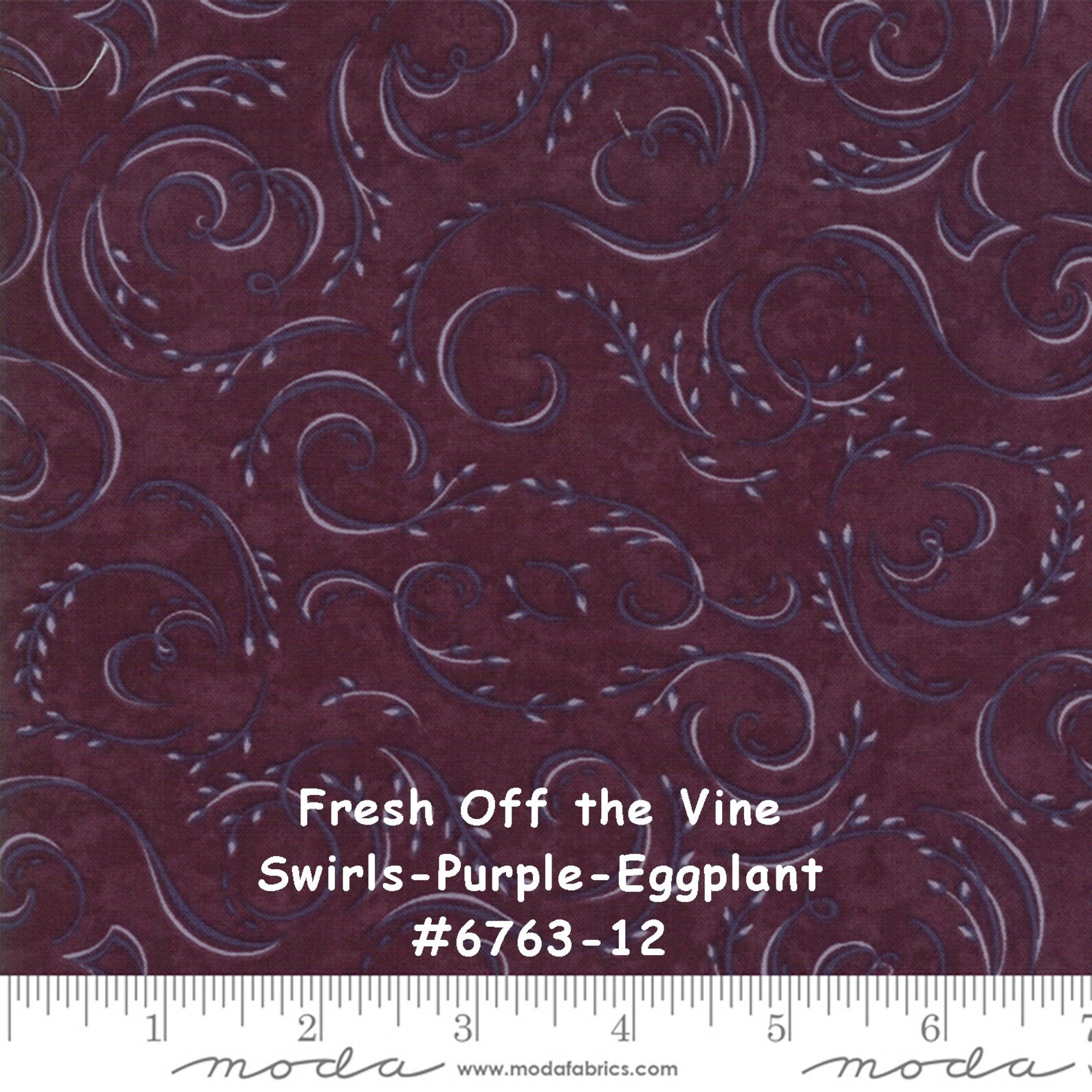 CLEARANCE - Fresh off the Vine - PANEL - 24" X 44" - Eggplant - Seed ...