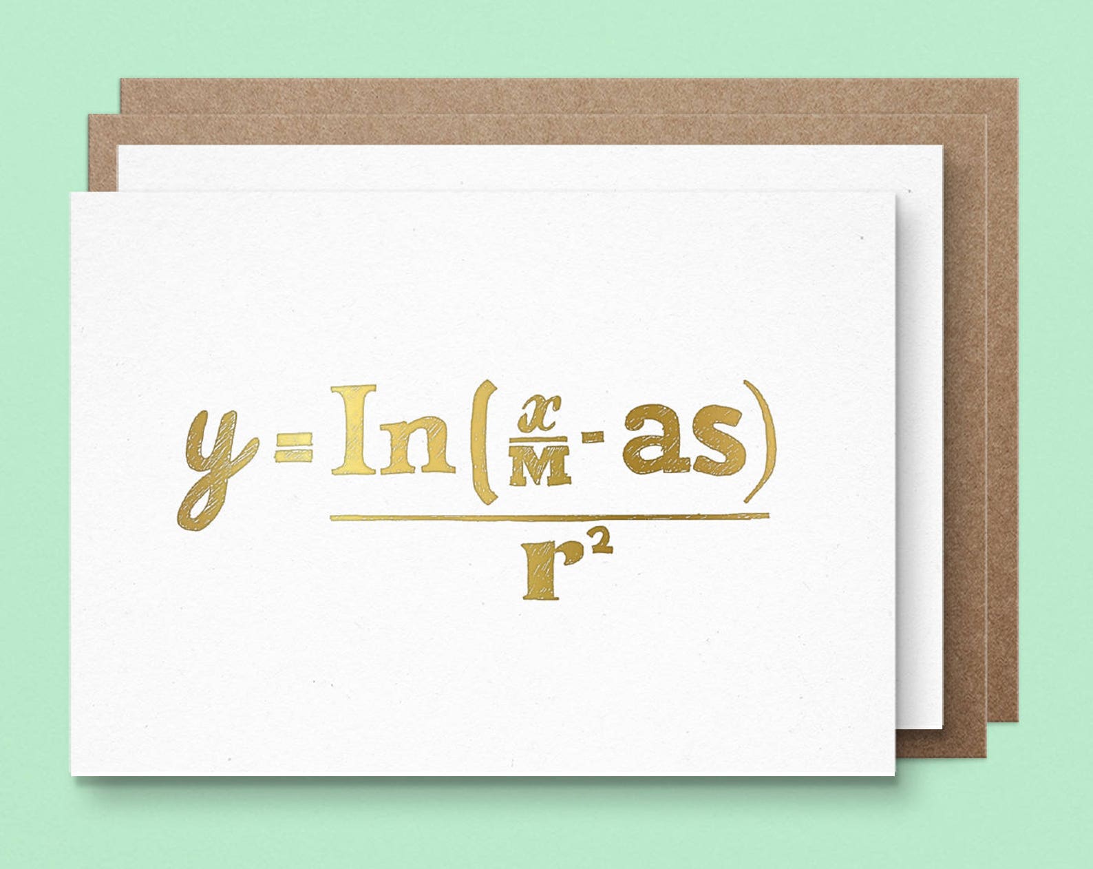 Maths Christmas Card - 12 Pack - Etsy