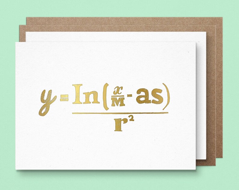 Maths Christmas Card - 12 Pack - Etsy