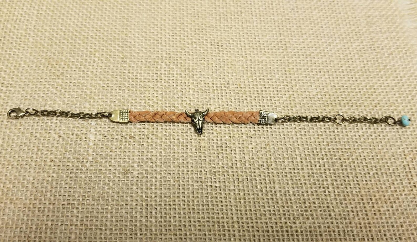 Skull Bull Head Jewelry Stackable Bracelet Bohemian | Etsy