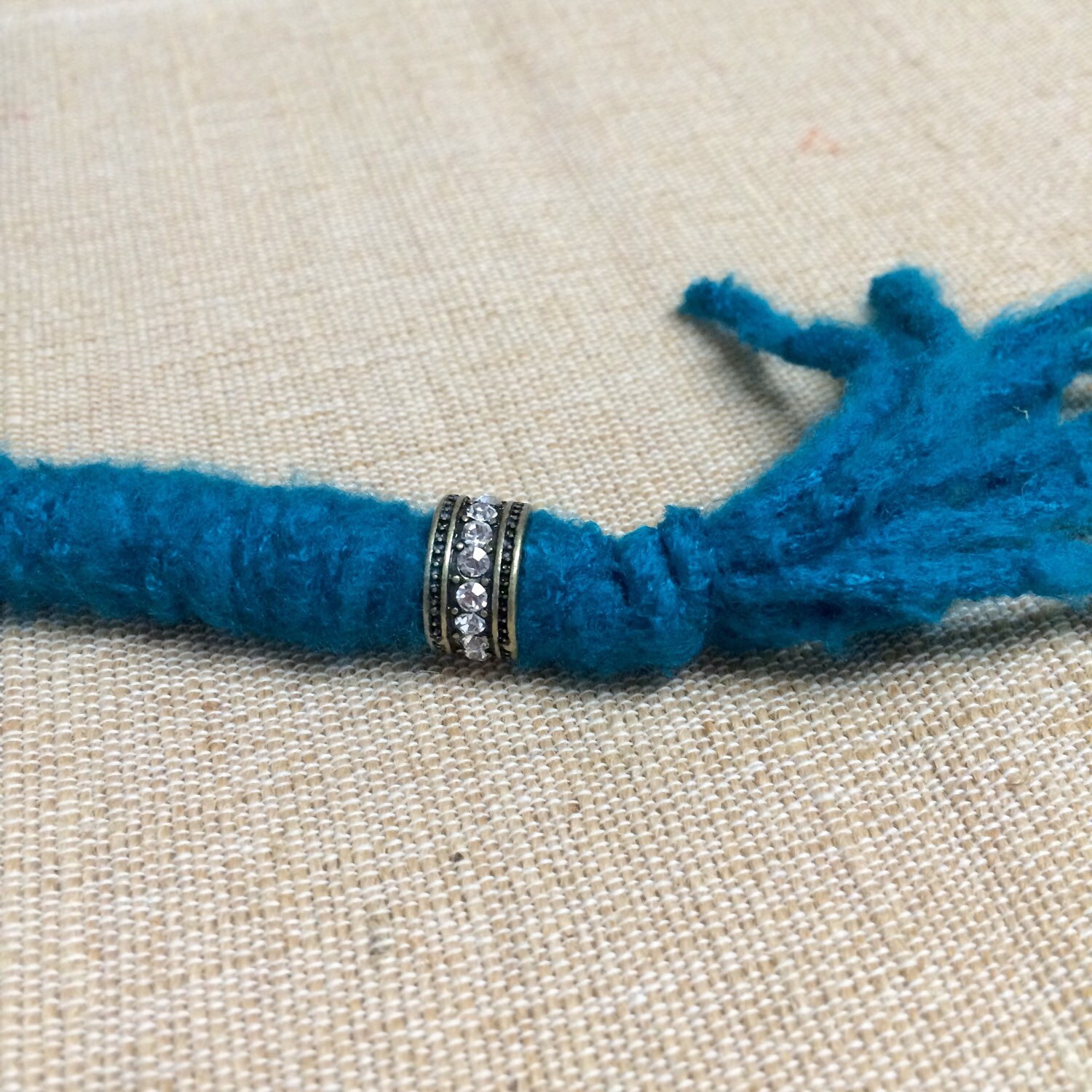 Teal Bohemian Hair Wraps Handmade for Dreadlocks and Non - Etsy