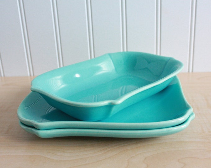 1940s Franciscan Ware in Montecito Blue Turquoise Glazed - Etsy