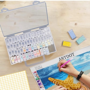 64 Tik Tic Shaped Storage Containers With Case - With or Without ...