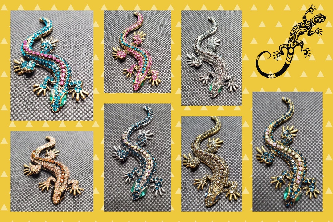 Lizard Shaped 5D Diamond Painting Cover Minders / Needle Minders - Etsy