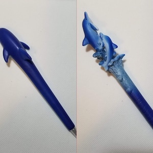 Premium Aquatic Themed Resin Diamond Painting Drill Pens-dolphins ...