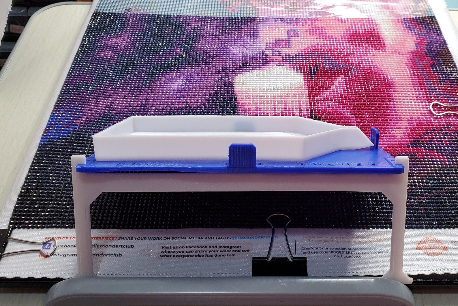 3D Printed 5D Diamond Painting Tray Table for Slanted | Etsy