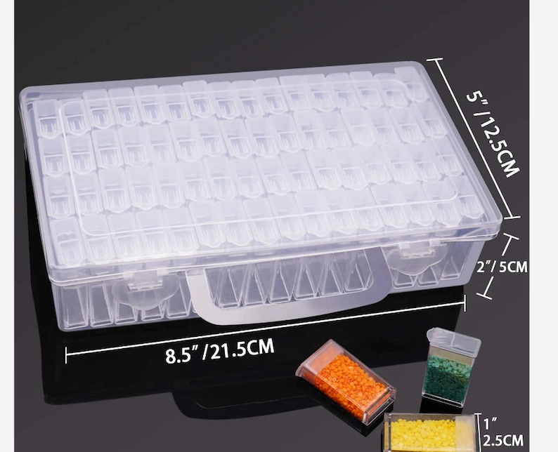 64 Tik Tic Shaped Storage Containers With Case - With or Without ...